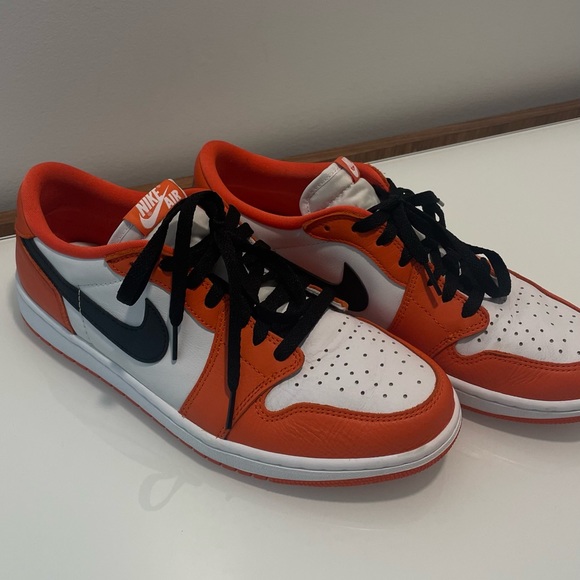 Nike | Shoes | Nike Dunk Low Orange And Black | Poshmark
